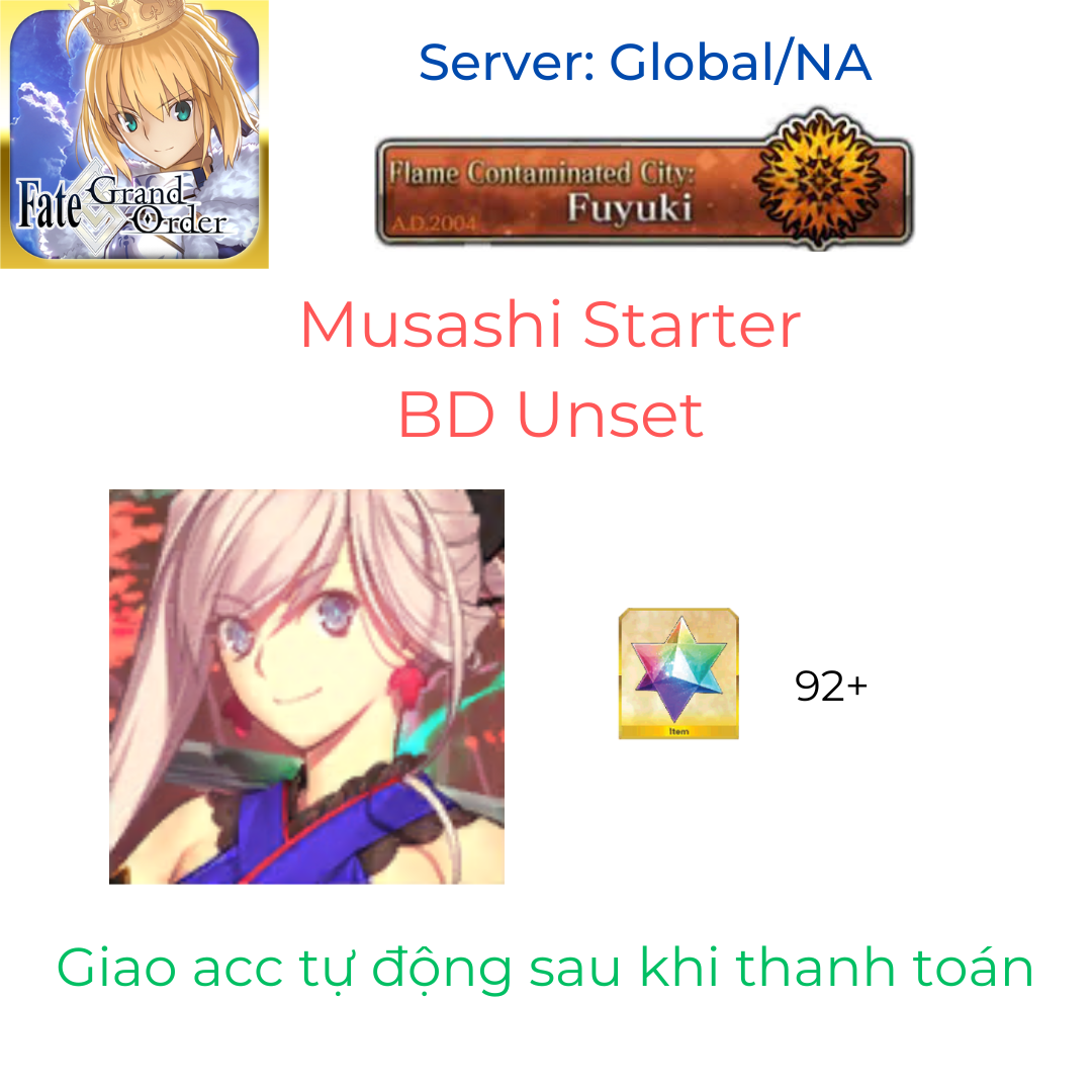 [#MSS4] [NA] [Starter] Musashi - HM Alter Shop