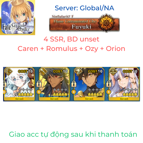 [#CAR4] [NA] [Starter] Caren + Romulus + Ozy + Orion - HM Alter Shop