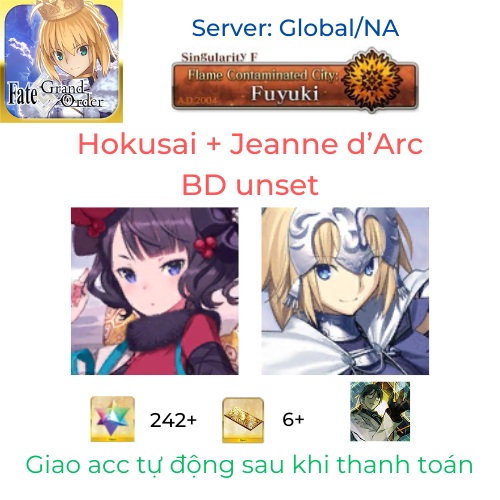 [#HKS6] [NA] [Starter] Katsushika Hokusai + Jeanne d'Arc - HM Alter Shop