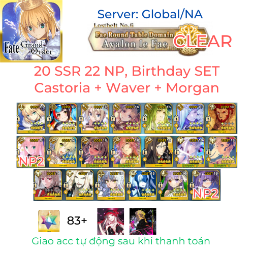 [#1146] [NA] [Endgame] 20 SSR 22 NP, Castoria + Waver + Morgan ...
