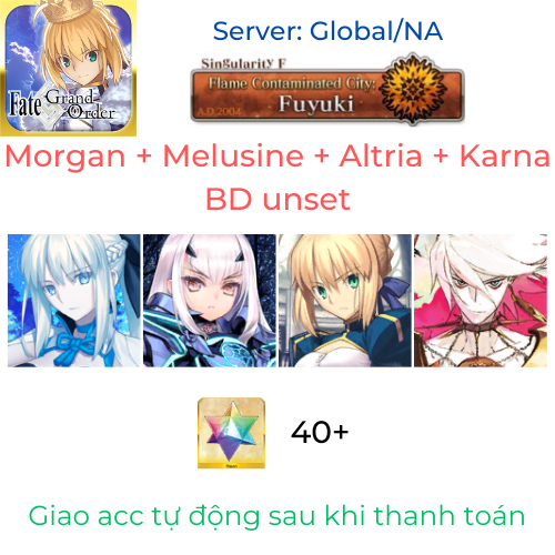 [#MOG85] [NA] [Starter] Morgan + Melusine + Altria + Karna - HM Alter Shop