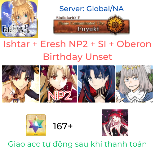 [#IST7] [NA] [Starter] Ishtar + Eresh NP2 + Space Ishtar + Oberon - HM ...