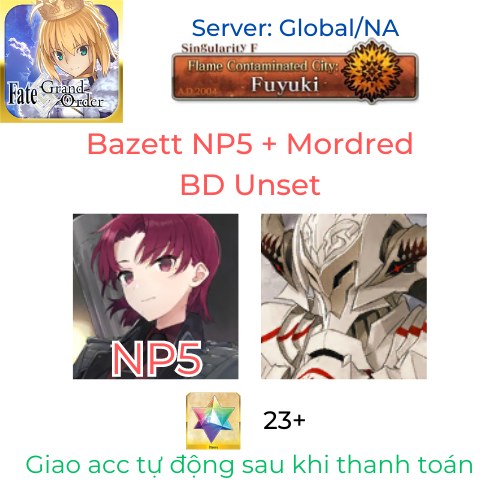 [#BAZ22] [NA] [Starter] Bazett NP5 + Mordred - HM Alter Shop