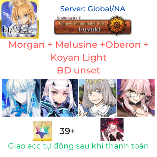 [#MOG108] [NA] [Starter] Morgan + Melusine + Oberon + Koyan Light - HM Alter Shop