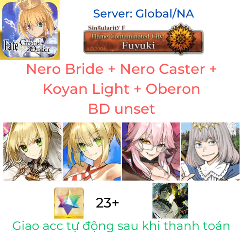 [#NEB8] [NA] [Starter] Nero Bride + Nero Caster + Koyan Light + Oberon ...