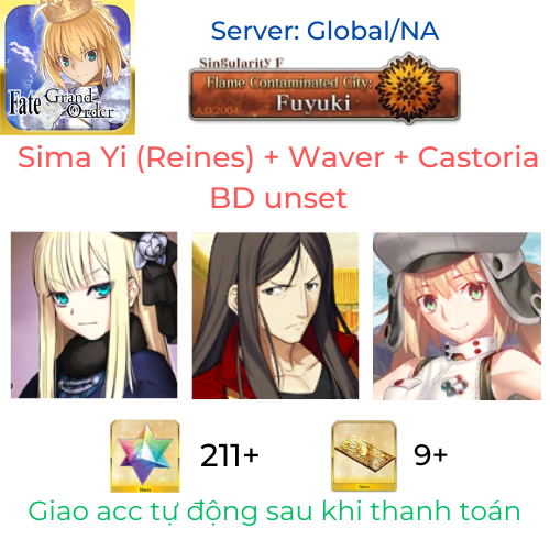 [#REI15] [NA] [Starter] Sima Yi (Reines) + Waver + Castoria - HM Alter Shop