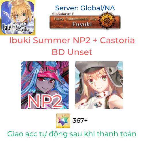 [#IBB16] [NA] [Starter] Ibuki Summer NP2 + Castoria - HM Alter Shop