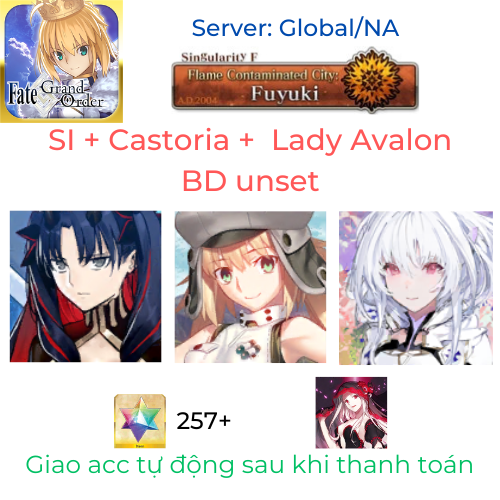 [#SIR42] [NA] [Starter] Space Ishtar + Castoria + Lady Avalon - HM Alter Shop