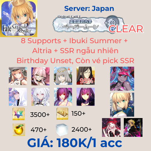 Fate/Grand Order JP - HM Alter Shop