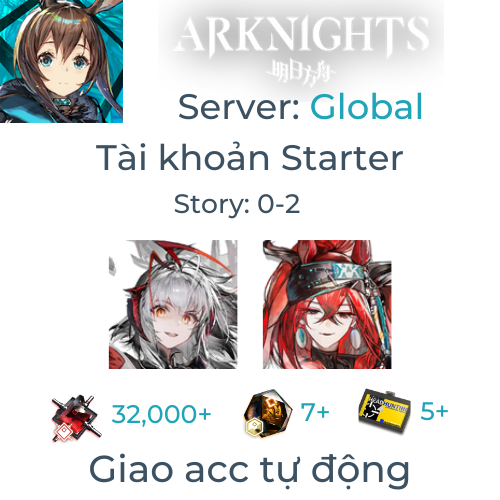 [#1428] [Global] [Starter] Arknights 7 - Wis'adel & Narantuya - HM ...